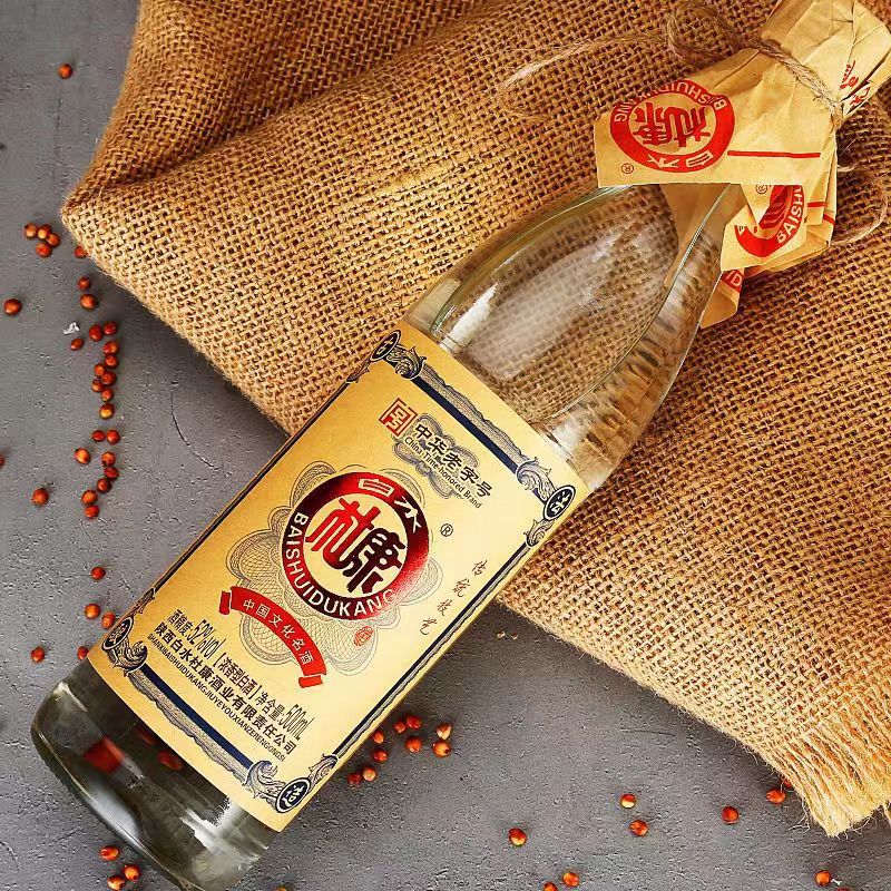 Bai Shui Du Kang 52° Strong Aroma Grain White Liquor (500mL x 6 Bottle ...