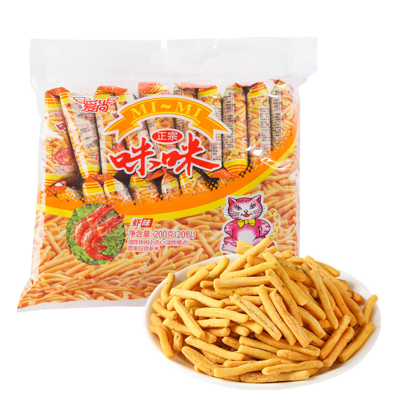 Mimi shrimp cracks, shrimp chips, childhood snacks, gift packs, whole ...