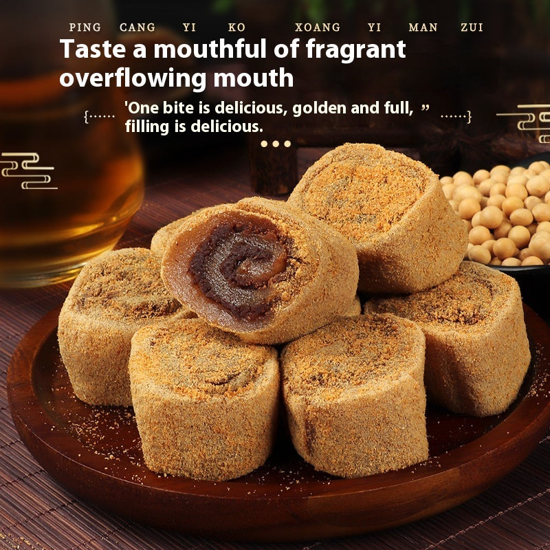 Northeast Specialty Snack | "Donkey Roll" Traditional Glutinous Rice C ...
